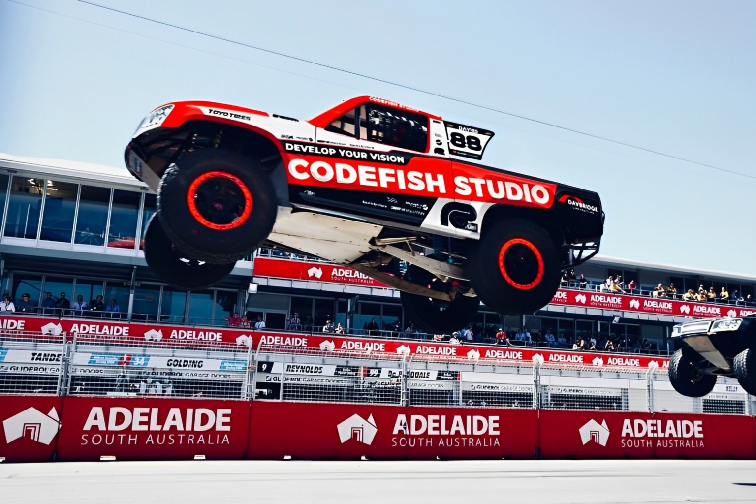 CodeFish Studio and Refuel Creative join forces for the VAILO Adelaide 500 - Showcase SA