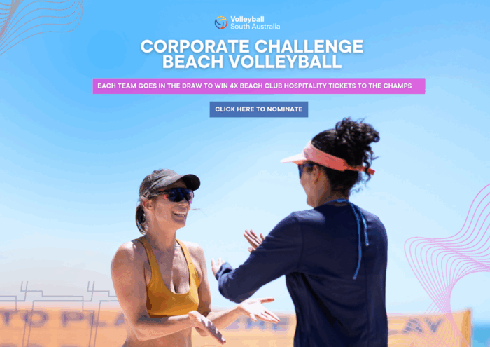 Volleyball SA hosts corporate beach volleyball challenge at Glenelg ...